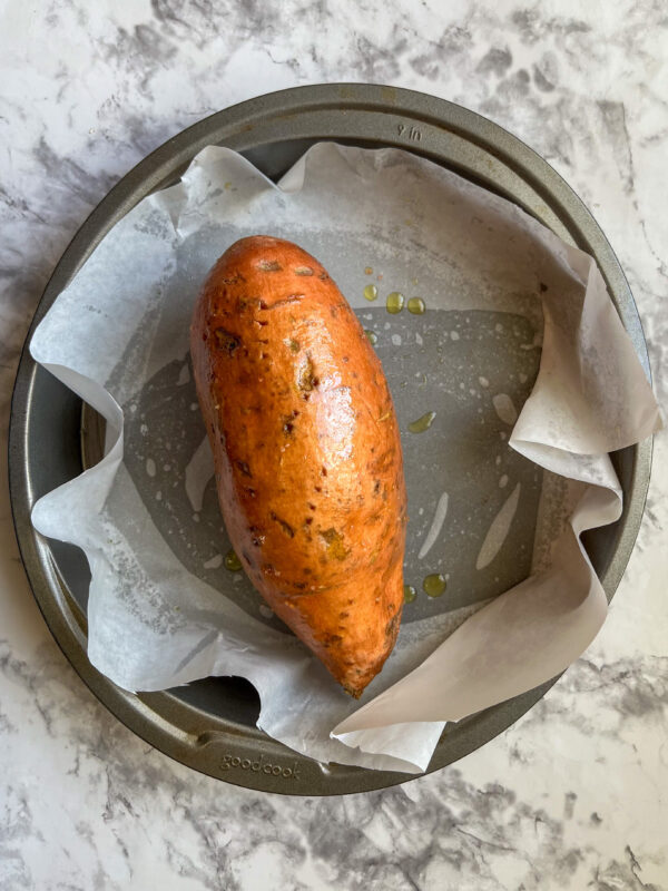How to Roast Whole Sweet Potatoes - Madison Amara