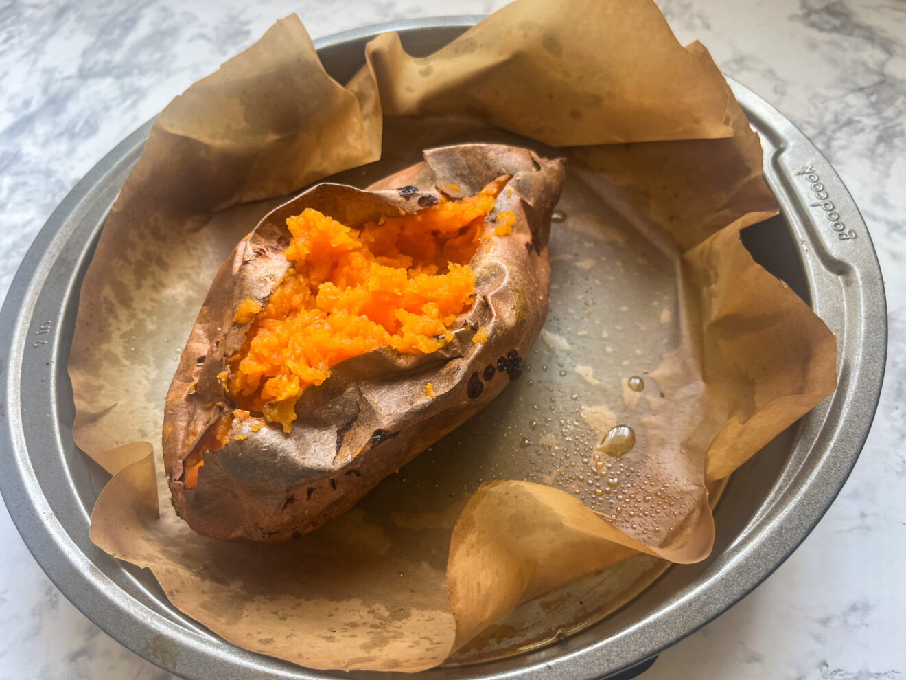 How to Roast Whole Sweet Potatoes - Madison Amara